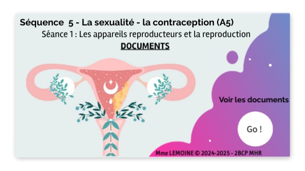 2MHR -Document- Seq 5 - S1 - Sexualité - la contraception - PSE 2 BCP | Genially