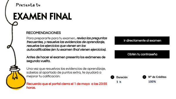 Examen final | Genially