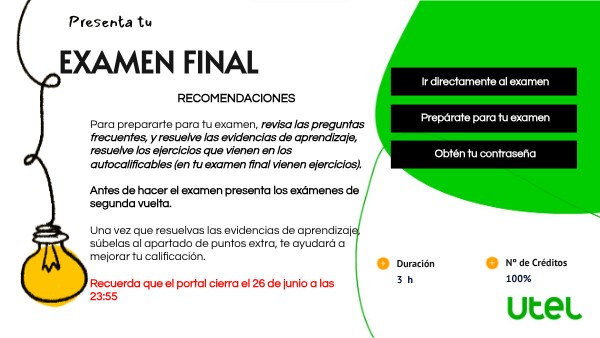 Examen final - ARF | Genially