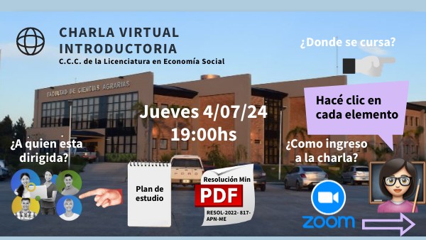 Charla Introductoria CCC FCA UNLZ | Genially