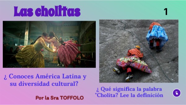 Las cholitas | Genially