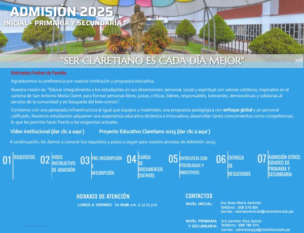 admsion 2025 | Genially