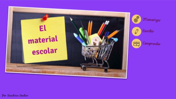 El material escolar versión actualizada | Genially