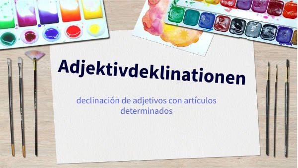 Grammatik_Adjektivdeklination2en | Genially