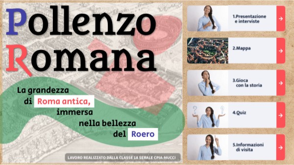 GUIDA A POLLENZO ROMANA |1A CPIA MUCCI 21-22 | Genially