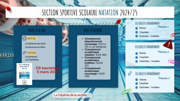 SECTION SPORTIVE | Genially