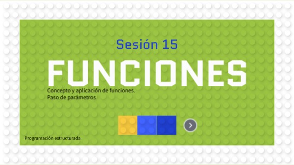 Funciones-programación estructurada - 2024 | Genially