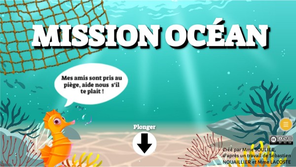 Aire et périmètre 6ème - Mission océan | Genially