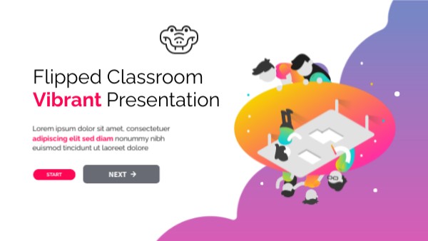VIBRANT FLIPPED CLASSROOM PRESENTATION | Genially