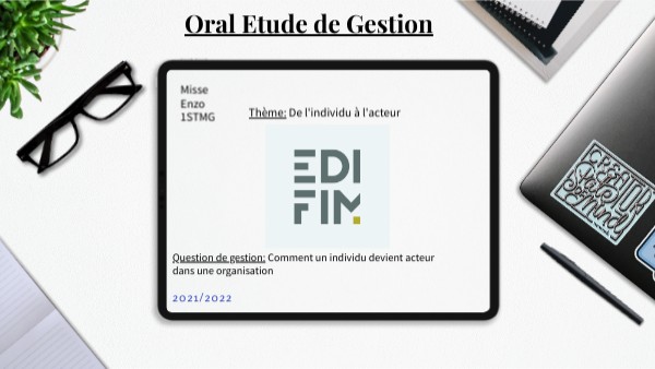 Copie - SUBJECT PRESENTATION | Genially