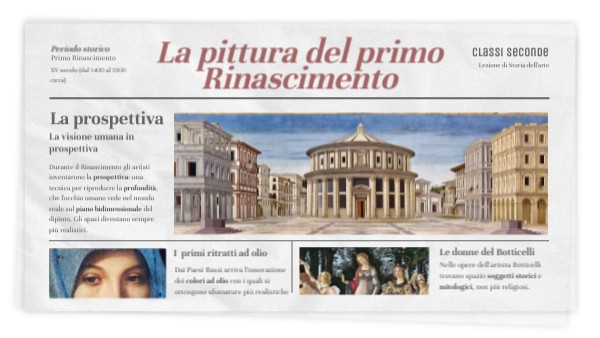 LA PITTURA DEL PRIMO RINASCIMENTO | Genially