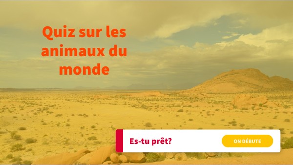Quiz des animaux et de leur pays