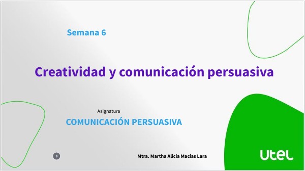 Comunic.PERSUAS.6 Sem.6 | Genially