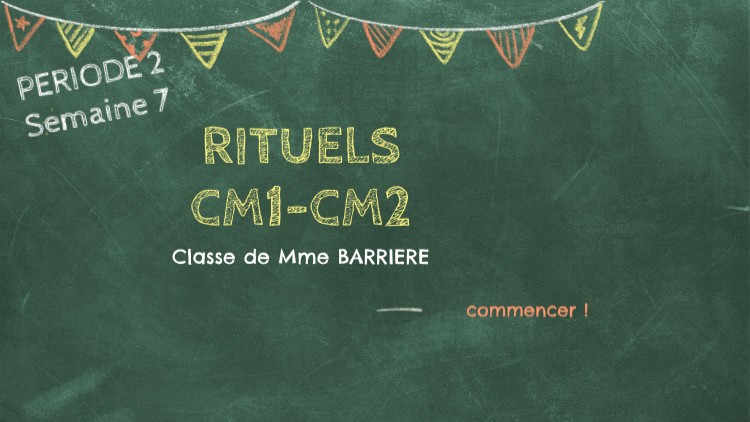 Rituels CM1 CM2 P2