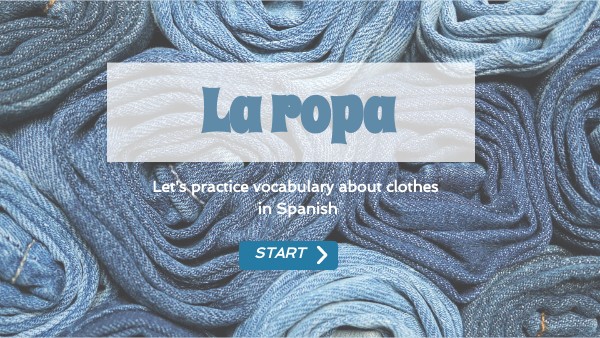 La ropa - Ele A1-A2 | Genially