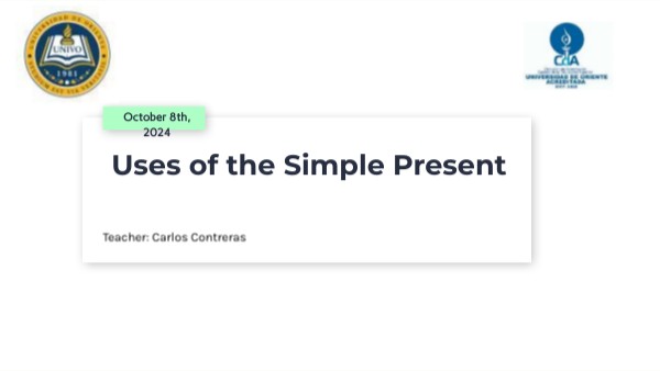 Simple Present ppt | Genially