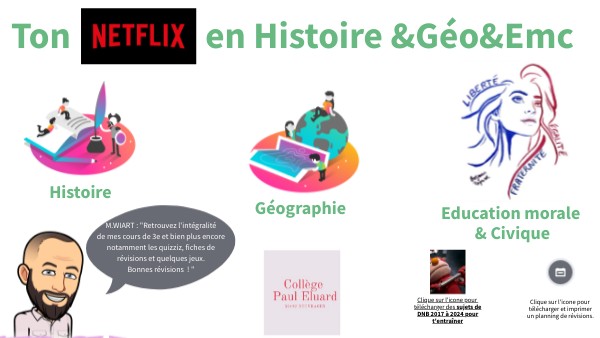 NETFLIX HISTOIRE GEO EMC | Genially