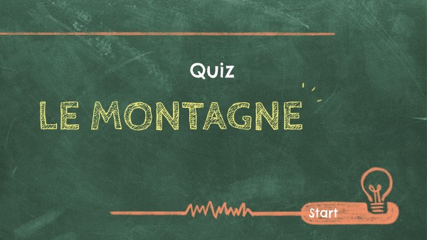 LE MONTAGNE | Genially