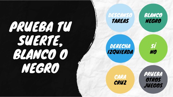 PRUEBA TU SUERTE | Genially