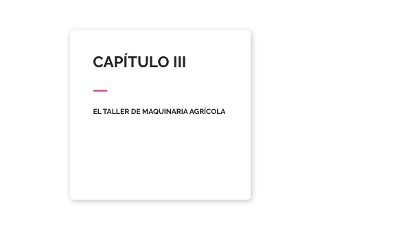 Capítulo III. Mecanización agrícola | Genially