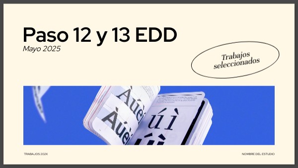 paso 12 y 13 EDD | Genially