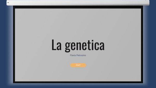 PROJECTION PRESENTATION | Genially