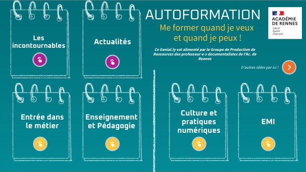 Autoformation documentation - Ac Rennes | Genially