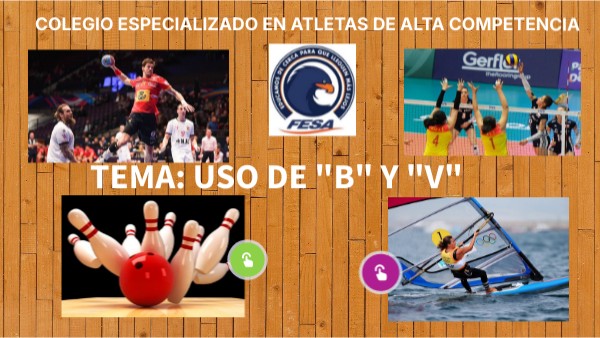 USO DE B Y V | Genially