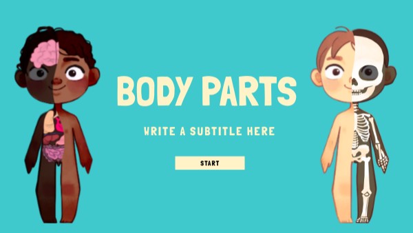 Body Parts Template | Genially