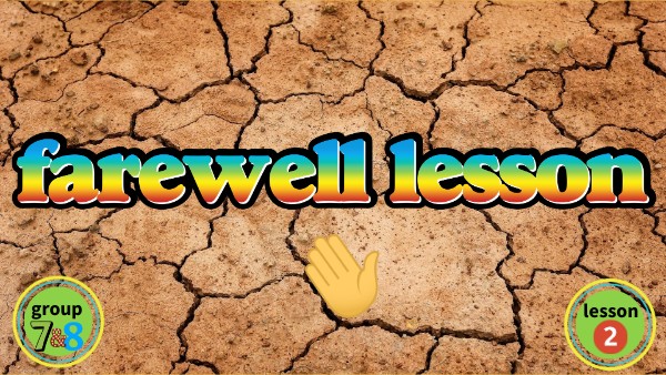 Gr 7-8, Goodbye lesson 2 Board game | Genially