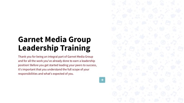 GMG Leadership Training | Genially