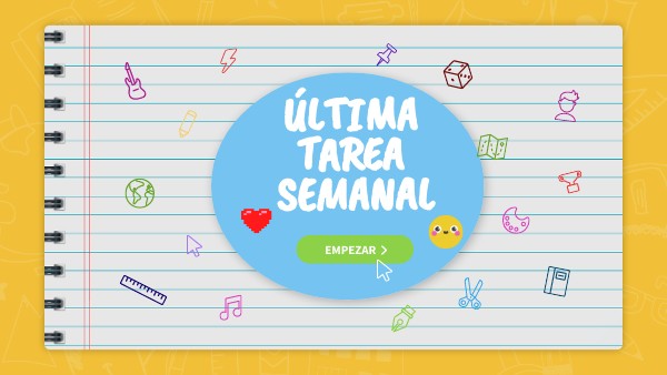 ÚLTIMA TAREA SEMANAL