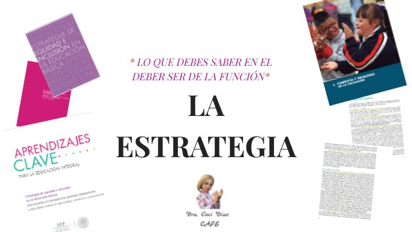 ESTRATEGIA DE EQUIDAD E INCLUSIÓN. DRA. CECI DIAZ. IBARRA.
