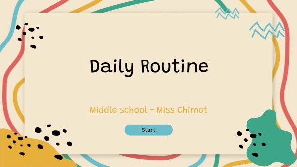 Daily Routine | Genially
