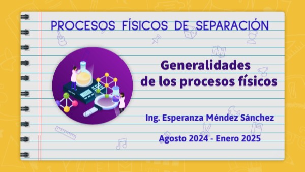Procesos Físicos de separación | Genially