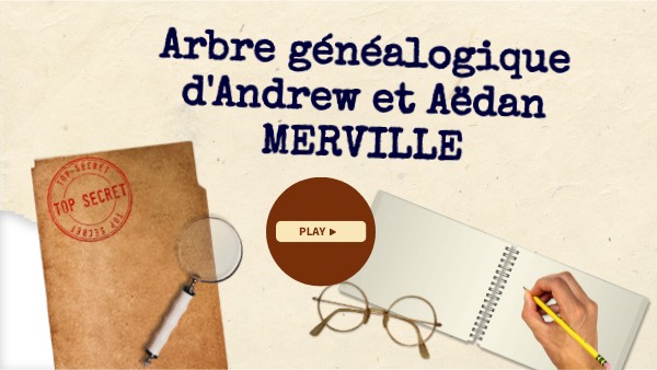 Généalogie Andrew MER | Genially