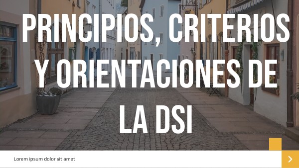 Principios de la DSI | Genially