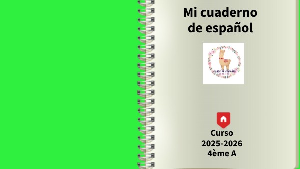 Cuaderno 4A 2025-2026 | Genially