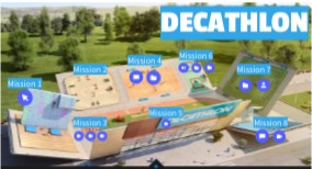 Scénario Décathlon | Genially