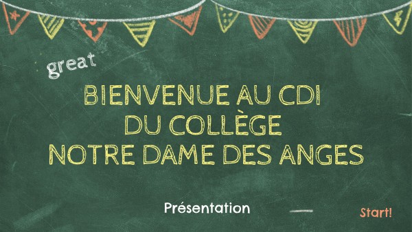 découverte du CDI | Genially