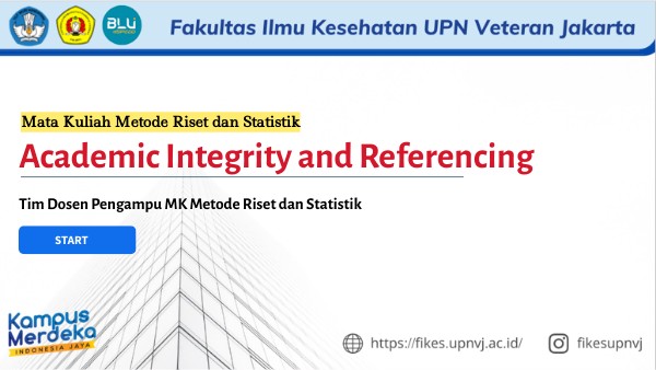 Pertemuan 2 - Academic Integrity and Referencing | Genially