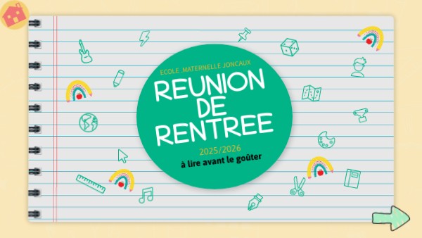 REUNION DE RENTREE 2022/2023 | Genially