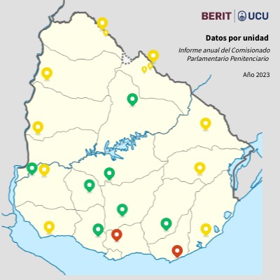 Mapa de cárceles Uy - Informe OCP 2023 | Genially