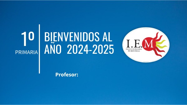 PRESENTACION 1o PRIMARIA | Genially