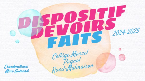 DEVOIRS FAITS | Genially