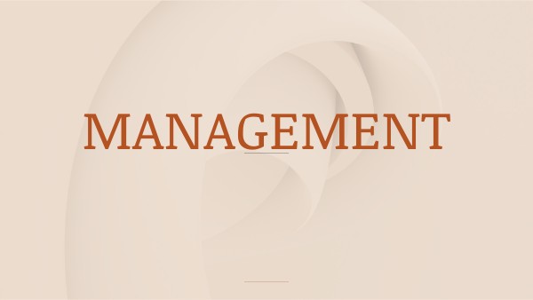 MANAGEMENT | Genially