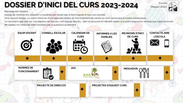 Dossier d'inici de curs 23-24 | Genially