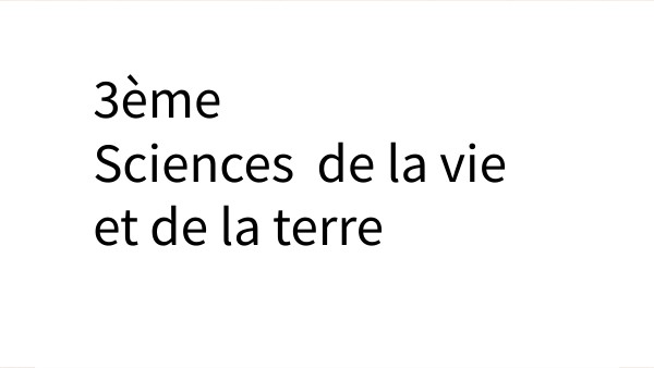 cours 3ème 2024/25 | Genially