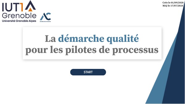 La démarche qualité | Genially