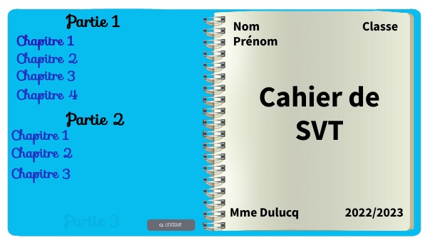 2023 cahier 4eme | Genially